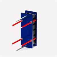 China Detachable Semi Welded Plate Heat Exchanger Water to Air for sale
