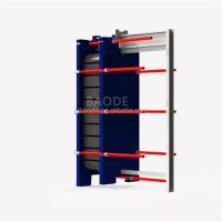 China High Performance Semi-Welded Evaporator Plate Heat Exchanger for Food Industry and Marine for sale