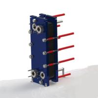 China Gasket Semi Welded Plate Heat Exchanger For HVAC Refrigeration for sale