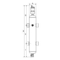 China Solid-Liquid Oil Press Hydraulic Separator Filter Hydraulic Separator Tank For Radiant Heating for sale