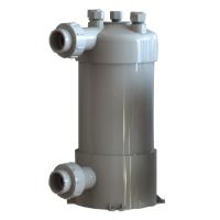 China High Quality Aquarium Chiller Cooling Coil Heat Exchanger Titanium PVC Shell For Aquaculture for sale
