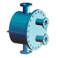 China Customized Round Plate and Shell Heat Exchanger Without Gasket for sale