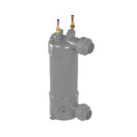 China Swimming Pool Heat Pump Titanium Tube PVC Shell Heat Exchanger for sale