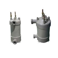 China Swimming Pool Heat Pump Screwed Titanium Tube PVC Shell Heat Exchanger for sale