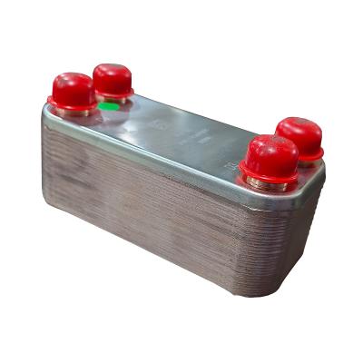 China Copper Brazed Plate Heat Exchanger for Condenser Evaporator Cooler HVAC Chiller Boiler Heat Pump for sale