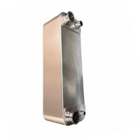 China Copper Heat Pump System Water To Air Brazed Plate Heat Exchanger for sale