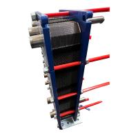China Stainless Steel Semi Welded Gasket Plate Heat Exchanger for Seawater Cooling System for sale