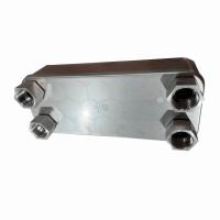 China High Efficiency Brazed Plate Type Heat Exchanger for Refrigeration Liquid Chiller Parts for sale