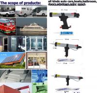China pneumatic applicator 600ml sausage sealant air caulking gun for sale