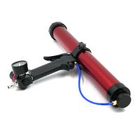 China sausage sealant type red air caulking gun with barometric dial for sale