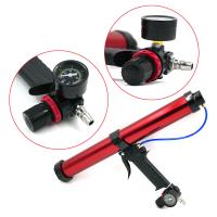 China sausage sealant type red air caulking gun with barometric dial for sale