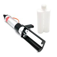 China 600ml 1:1 Heavy Duty Aluminum Air Dual Epoxy Gun Pneumatic Dual Component Caulk Gun for sale