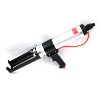 China 400ml 1:1 Professional Metal Air Dual Epoxy Gun Pneumatic Two Component Caulking Gun for sale
