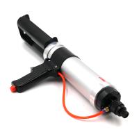 China 400ml 1:1 Professional Metal Air Dual Epoxy Gun Pneumatic Two Component Caulking Gun for sale