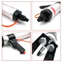 China 400ml 1:1 Professional Metal Air Dual Epoxy Gun Pneumatic Two Component Caulking Gun for sale