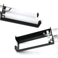 China 400ml 1:1 Professional Metal Air Dual Epoxy Gun Pneumatic Two Component Caulking Gun for sale