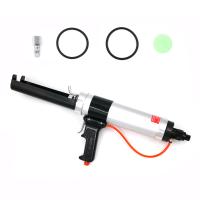 China Heavy Duty Pneumatic Applicator 1:1 Two Component Caulking Gun Professional Metal Air Dual Epoxy Gun for sale