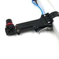 China Heavy Duty Pneumatic Applicator Professional Metal Pneumatic Air Caulking Gun with Air Flow Regulator for sale
