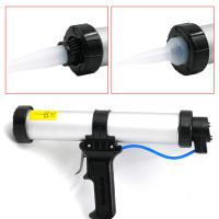 China Heavy Duty Pneumatic Applicator Professional Metal Pneumatic Air Caulking Gun with Air Flow Regulator for sale