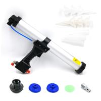 China 600ml 20oz Soft Pack Sealant Type/ Cartridge Sealant Sausage Aluminum Cylinder Pneumatic Caulking Gun for sale