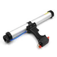 China 600ml 20oz Soft Pack Sealant Type/ Cartridge Sealant Sausage Aluminum Cylinder Pneumatic Caulking Gun for sale