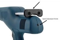 China 600ml 1:1 cordless electric dual component caulking gun 18V battery two component caulk gun for sale