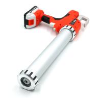 China 20V Electric Li-Ion Cordless Adhesive Gun Caulk Gun with 2 Batteries and Charger for Caulking Filling Sealing for sale