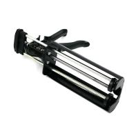 China Metal 400ml 1:1 Black Manual Double Component Cartridge Caulk Gun for sale