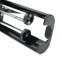 China Metal 400ml 1:1 Black Manual Double Component Cartridge Caulk Gun for sale