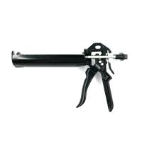 China Metal 400ml 1:1 Black Manual Double Component Cartridge Caulk Gun for sale