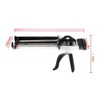 China Metal 400ml 1:1 Black Manual Double Component Cartridge Caulk Gun for sale