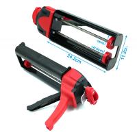 China 600ml 1:1 Red Epoxy Gun Dual Component Cartridge Gun for Caulking for sale