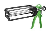 China 585ml 3:1 cartridge caulking gun,mixing dispenser ,adhesive caulking tool  585ml dual cartridge 2 part epoxy adhesive applicator for sale