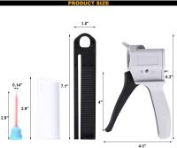 China 50ml 10:1 Plastic Impression Mixing Dispenser Gun Dispensing AB Glue Gun for sale