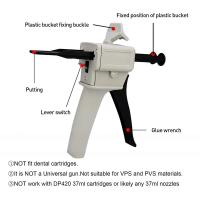China 50ml Impression Gun Mixing Dispensing Glue Gun for 1:1/1:2 AB Plastic Dispenser Glue Tube for sale