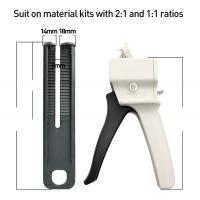 China 50ml Impression Gun Mixing Dispensing Glue Gun for 1:1/1:2 AB Plastic Dispenser Glue Tube for sale
