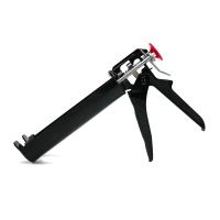 China 400ml 1:1 Mix Ratio Metal Manual Dual Component Adhesive Cartridge Applicator AB Epoxy Gun for sale