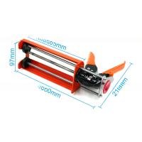 China Heavy Duty Silicone Gun Metal 400ml 1:1 Orange Dual Component Caulk Gun for sale
