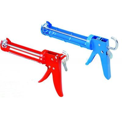 China Heavy Duty Type 9 Inches 310ml 10.3oz with Spout Cutter and Seal Puncture Pin Ratchet Caulking Gun for sale