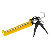 China Aluminum Handle 10oz Heavy Duty Type Drip-free Silicone Caulking Gun for sale