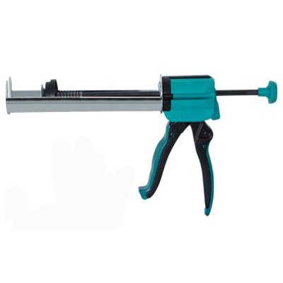 China 9 Inches Revolving Frame Type Heat Treated Piston Rod Caulking Gun for sale