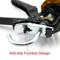 China Heavy Duty 600ml 20.3oz Sausage Caulking Gun Double Push Middle Plate and Drip-less Function for sale