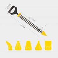 China 5in1 Stainless Steel Removable Nozzle Cement Caulking Gun Mortar Applicator Pointing Sprayer Grouting Gun for sale