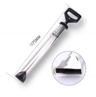China Non-removable Stainless Steel Flat Mouth Nozzle Cement Caulking Gun Long Mortar Grouting Gun for sale