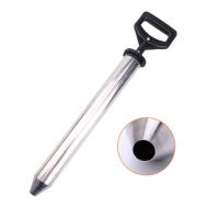 China Stainless Steel Round Mouth Nozzle Caulking Gun Non-removable Long Mortar Pointing Grouting Gun for sale