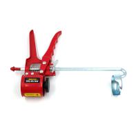 China New and Innovative Design Lightweight Metal Frame Compact Red Iron Silicone Caulking Gun for Glue for sale
