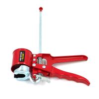China New and Innovative Design Lightweight Metal Frame Compact Red Iron Silicone Caulking Gun for Glue for sale