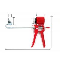 China New and Innovative Design Lightweight Metal Frame Compact Red Iron Silicone Caulking Gun for Glue for sale