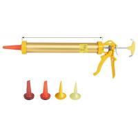 China High Quality Great Caulk Big Thrust 600ml 20.3oz Sausage Sealant Gun Soft Pack Silicone Sealant Gun  BC-D9338-2 for sale