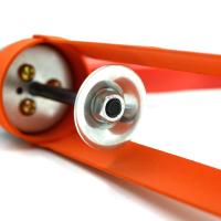 China Highest 24:1 Thrust Ratio Orange Smooth Round Rod Hand Silicone Gun for 310ml Caulk tubes for sale